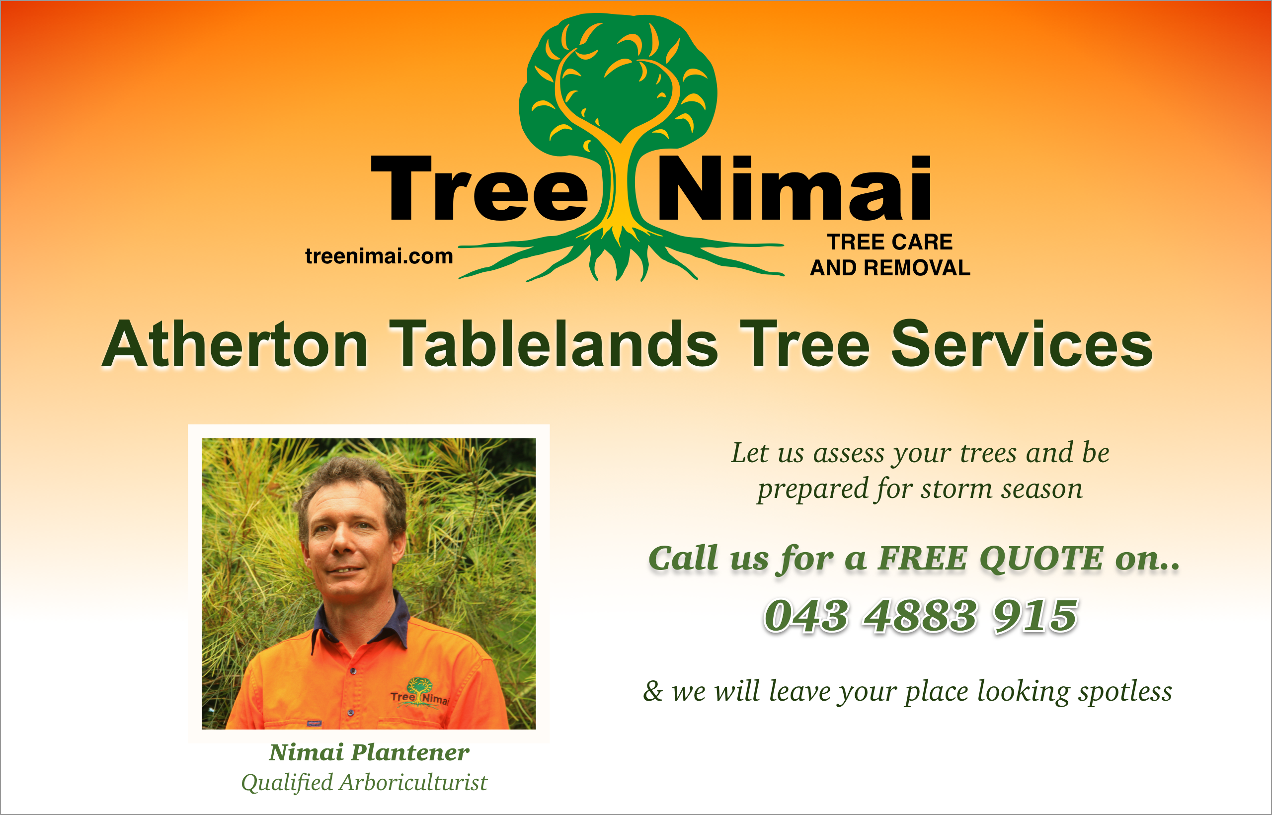 Tree Nimai – Atherton Tablelands Tree Care & Removal